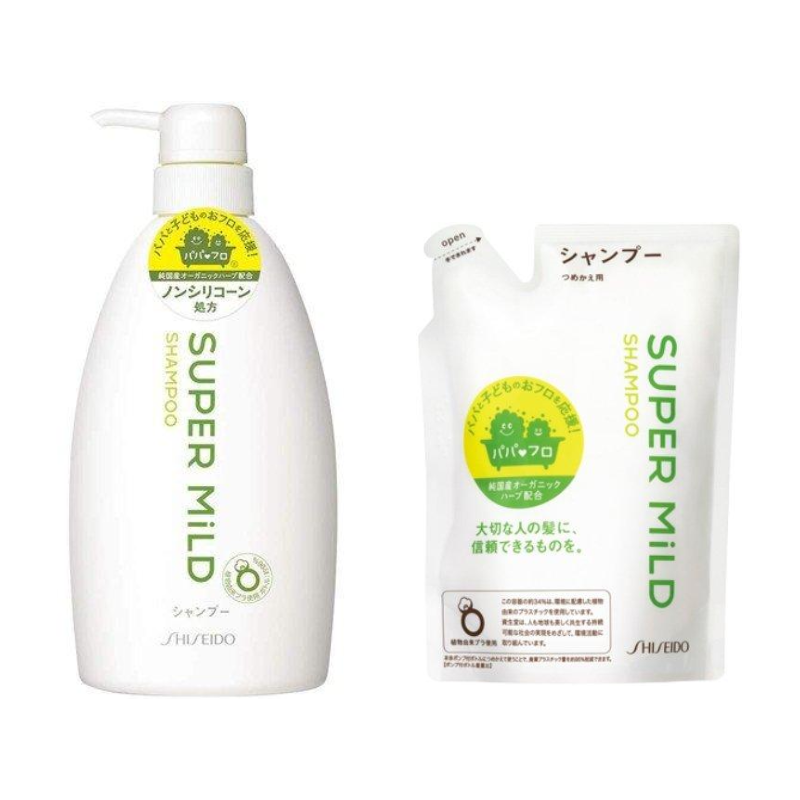 Shiseido Super Mild Shampoo / Conditioner 600ml (Refill available ...